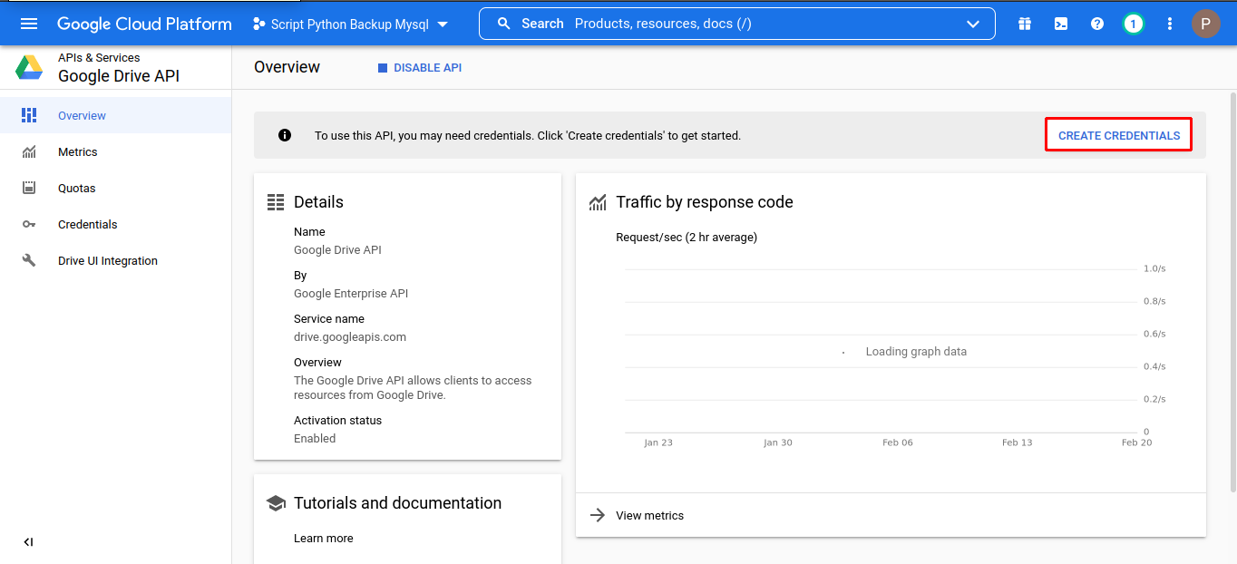 Script Python Backup Mysql Drive Patrick Carvalho